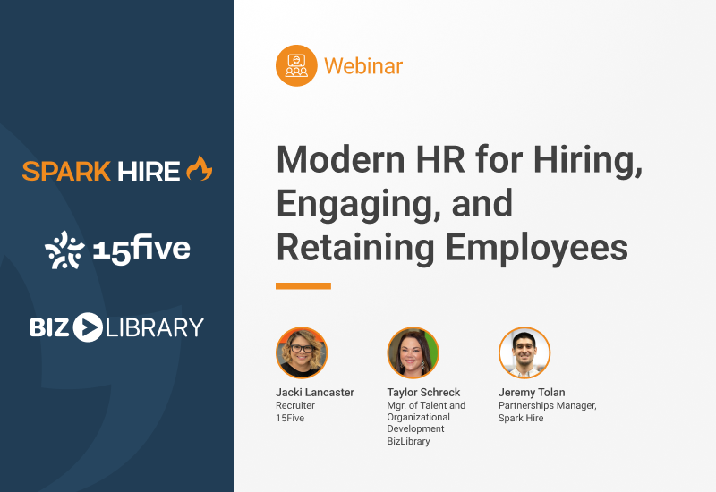 Webinar - Modern HR for Hiring, Engaging, and Retaining Employees Webinar - Modern HR for Hiring, Engaging, and Retaining Employees