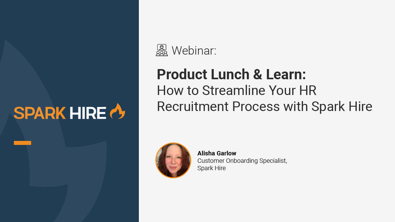 Product Lunch & Learn: How To Streamline Your HR Recruitment Process ...