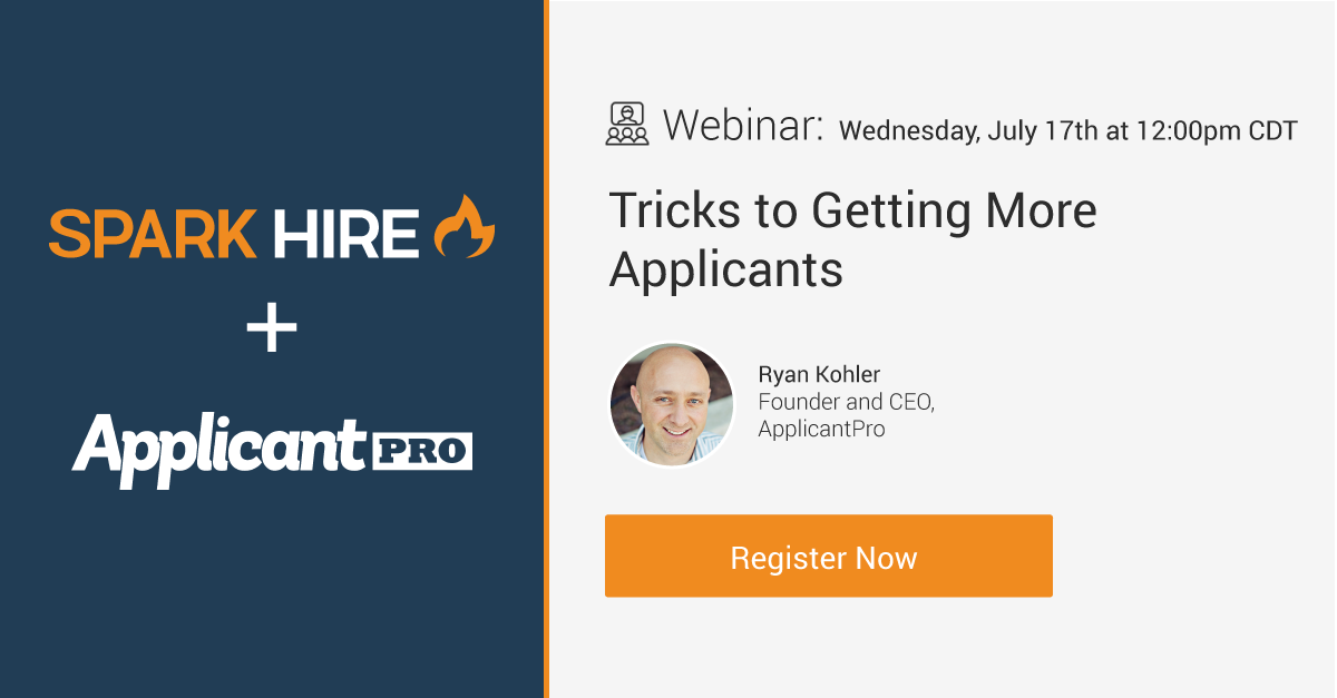 Tricks to Getting More Applicants Webinar with ApplicantPro